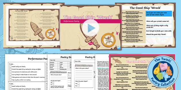 The Good Ship 'Wreck' – Pirate Sea Shanty Poem for Children